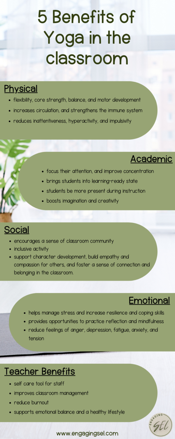 5 Positive Benefits of Teaching Yoga to Elementary Students - Engaging SEL